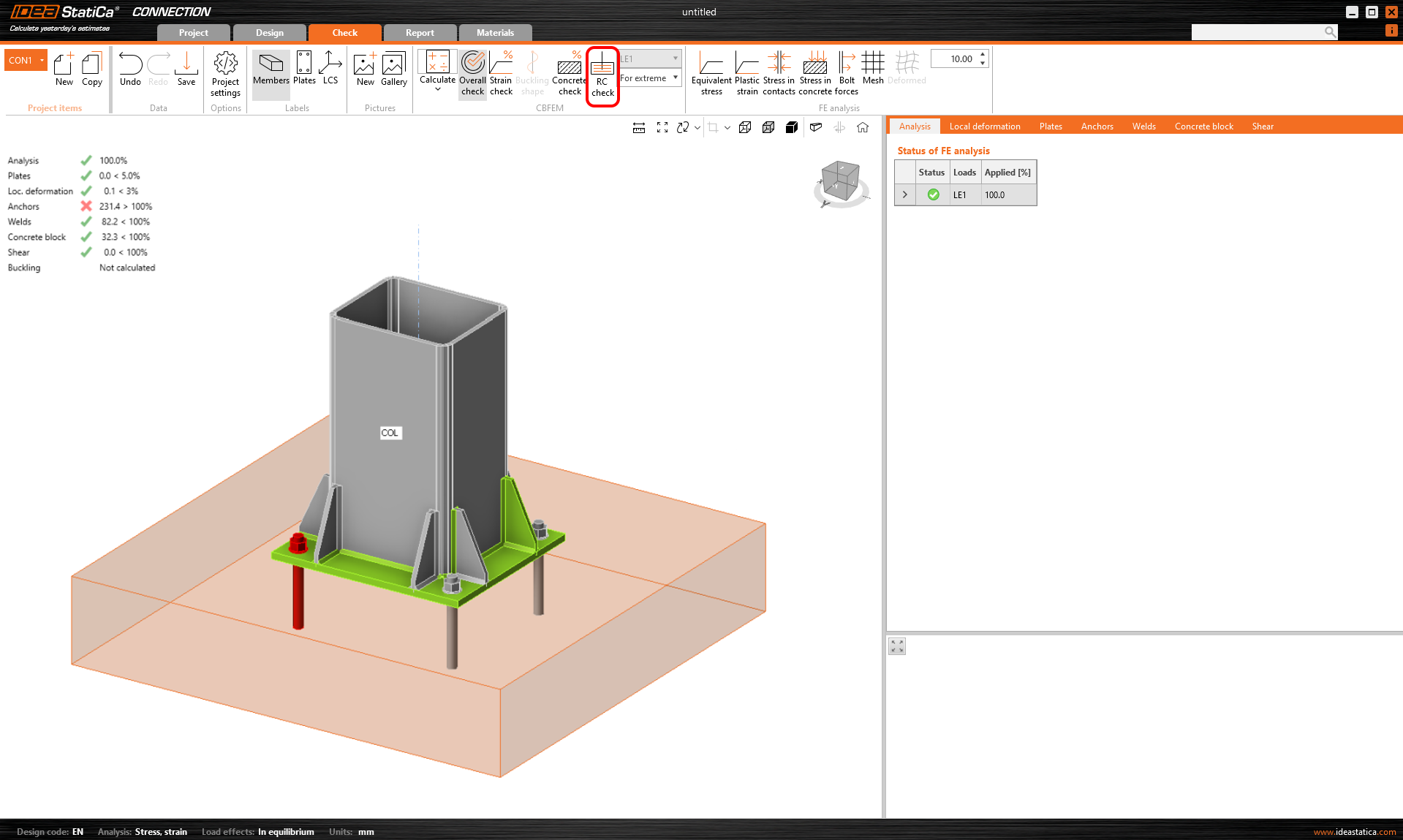 Full functionalities of Detail 3D | IDEA StatiCa